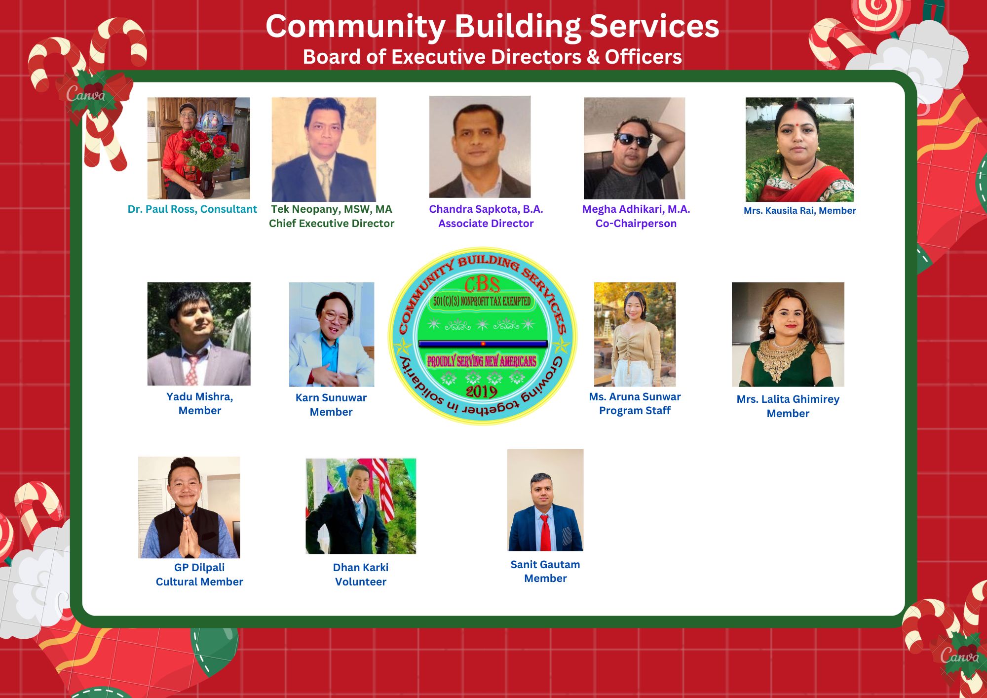 Board of Executive Directors – Community Building Services